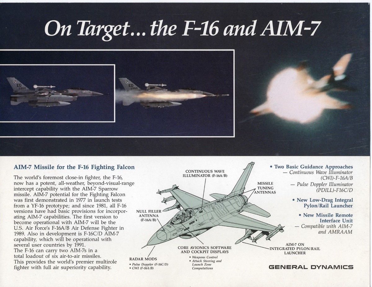 The F-16A Block 15 ADF was a pretty unique situation. They added a CW ...