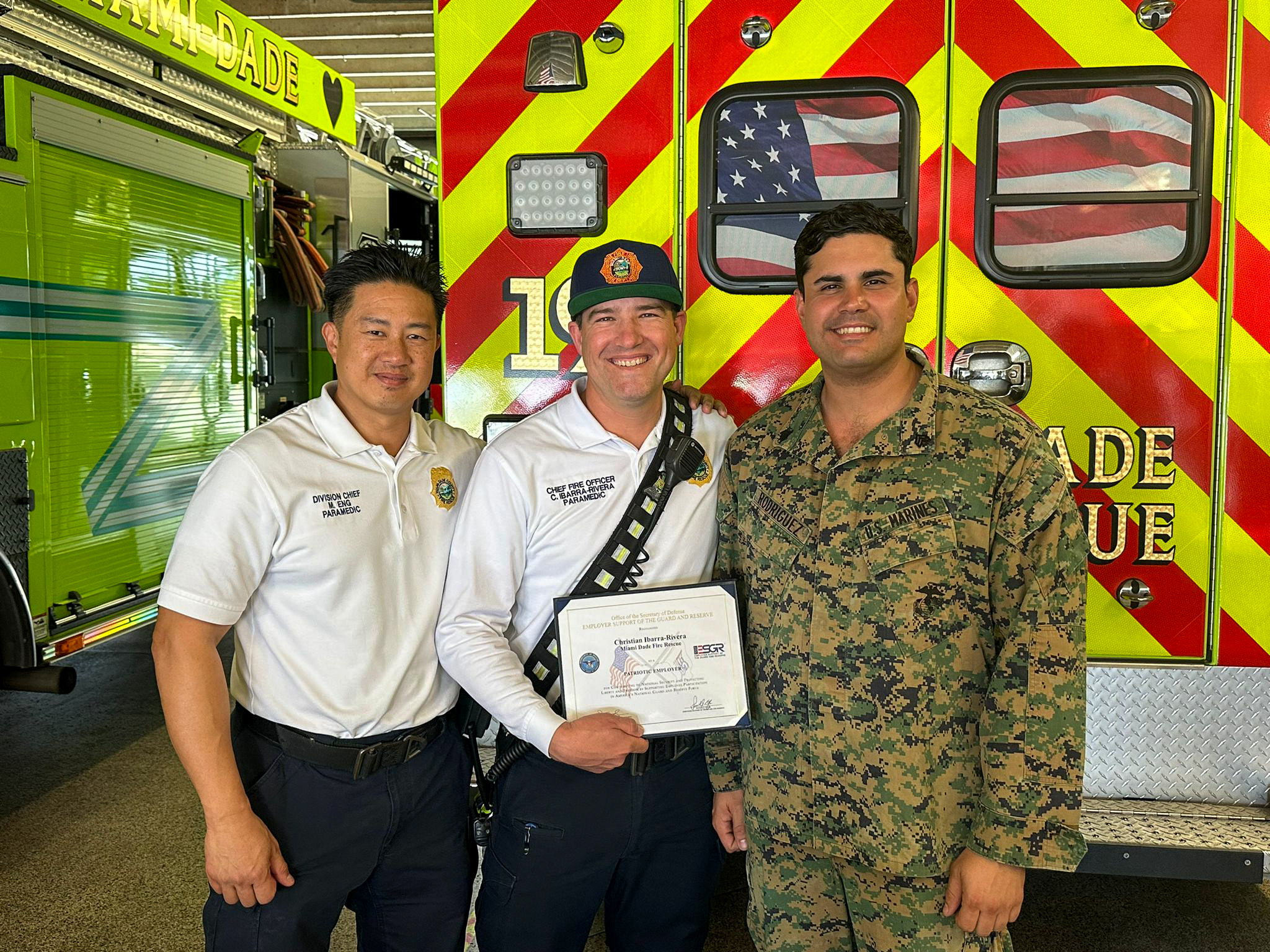 Miami Dade Fire Rescue Chief This Hispanic Heritage Month, MDFR Is