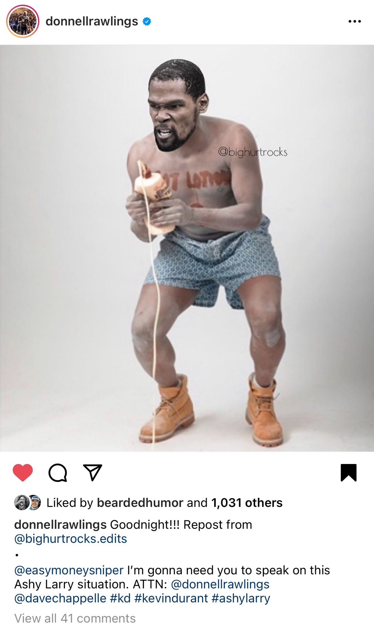 Ashy Larry Meme