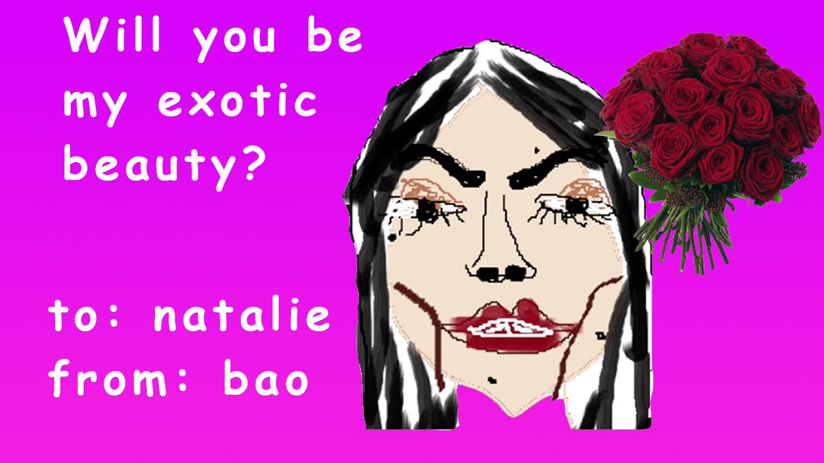 「Me and chat made Valentine's Day cards f」|Bao 🐳 52-Hertz Whaleのイラスト