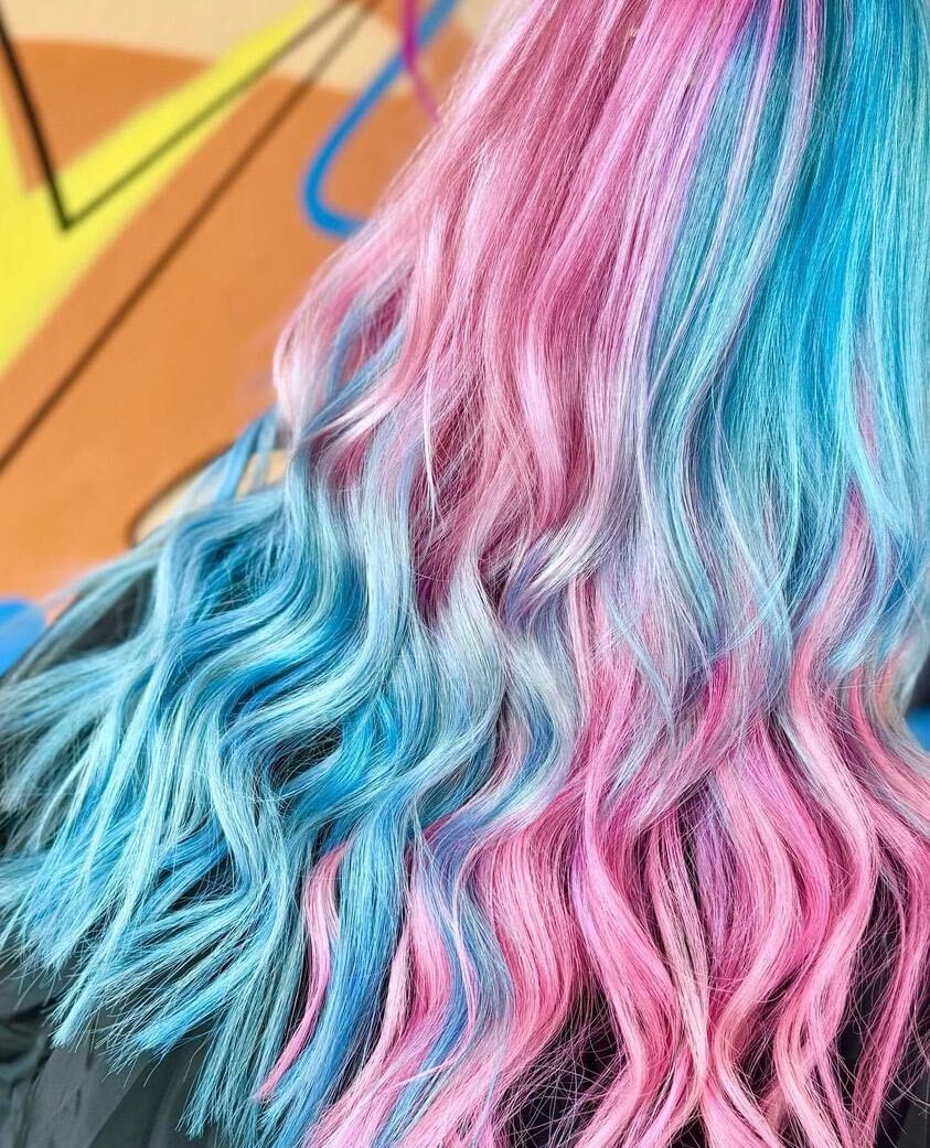 Cotton Candy Hair Cotton Candy Hair Color By Luke. NYC 10014