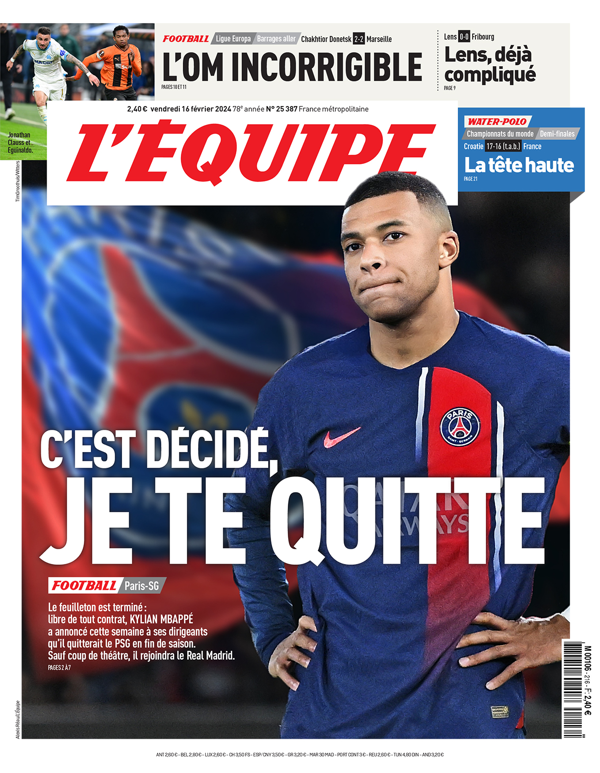 L'équipe A 2024