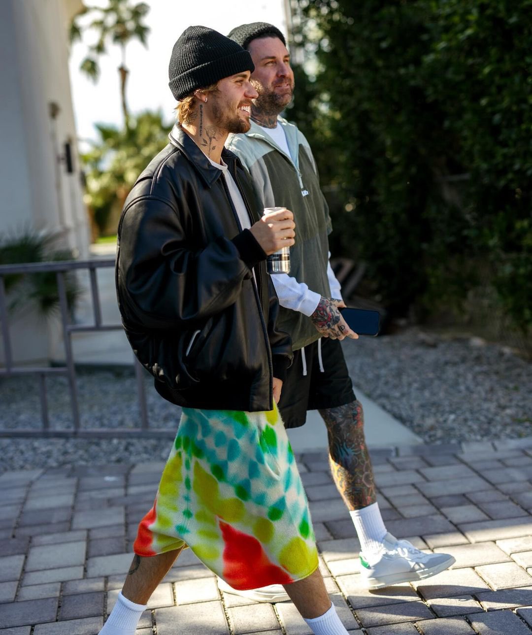 Justin Bieber 2024 Justin Bieber Holds Onto Hailey Bieber's Baby Bump