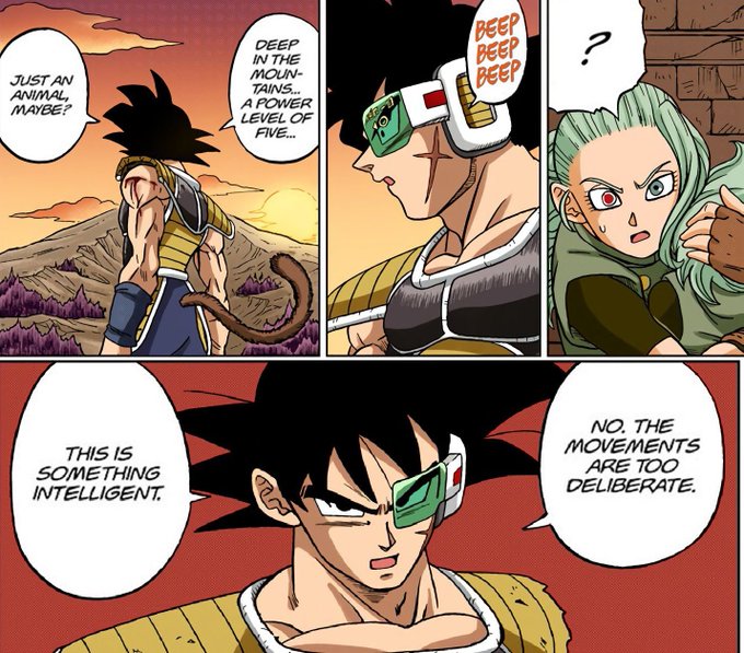 Bardock After Stumbling Upon Little .. | Dragon Ball Manga Panels さんの ...