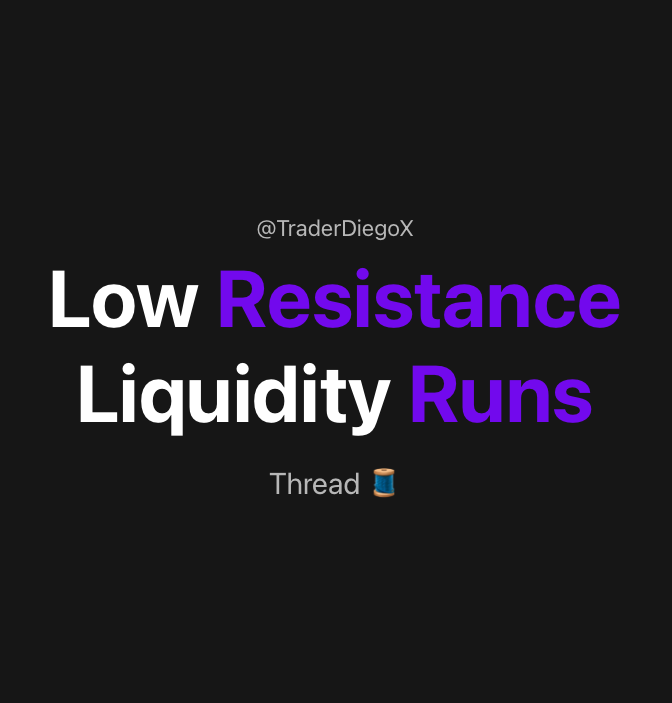 Quick guide on Low Resistance Liquidity Runs (LRLR): (All credits to ...