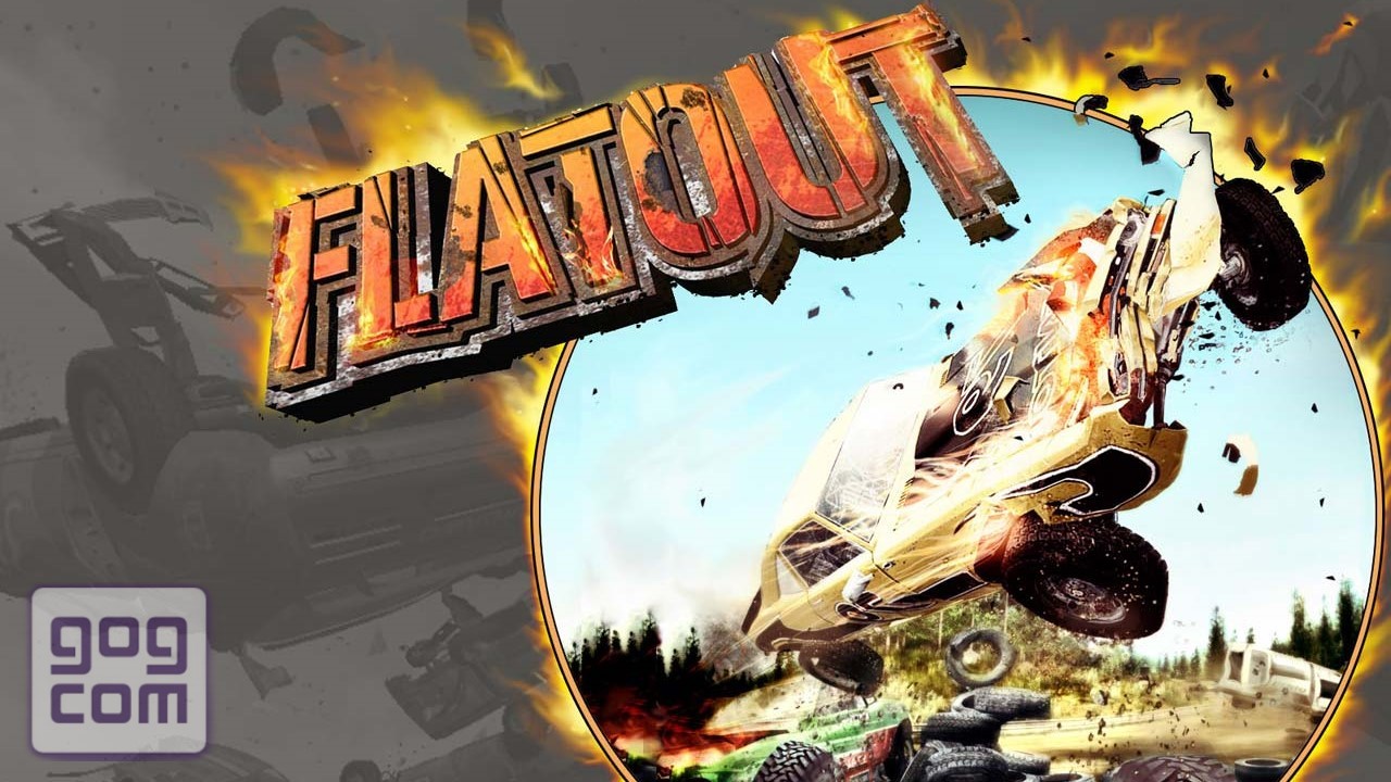 Flatout Logo FlatOut (2004, PC / PS2 / Xbox) Review YouTube
