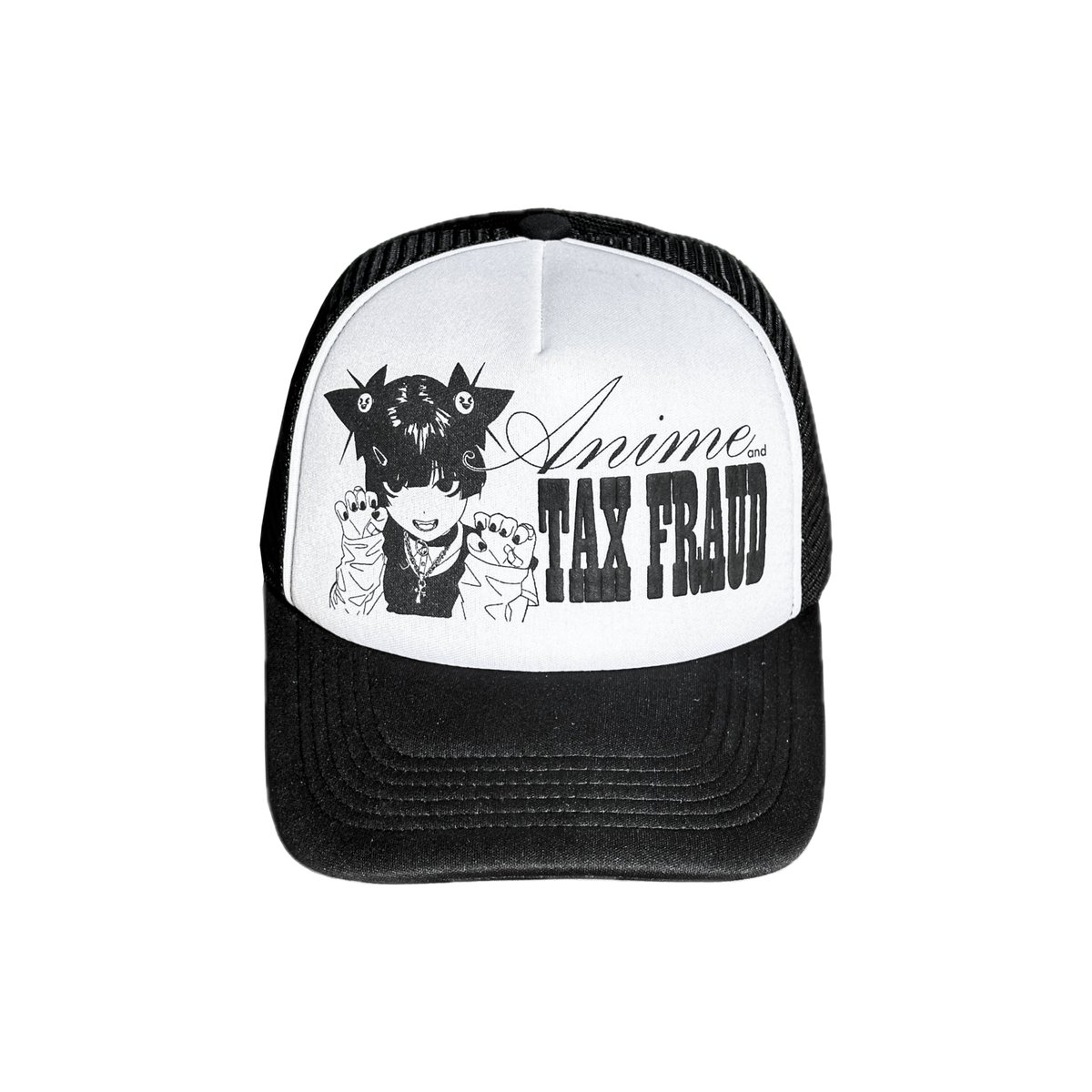 「Anime & Tax Fraud HatOut now!Link in bio」|vinneのイラスト