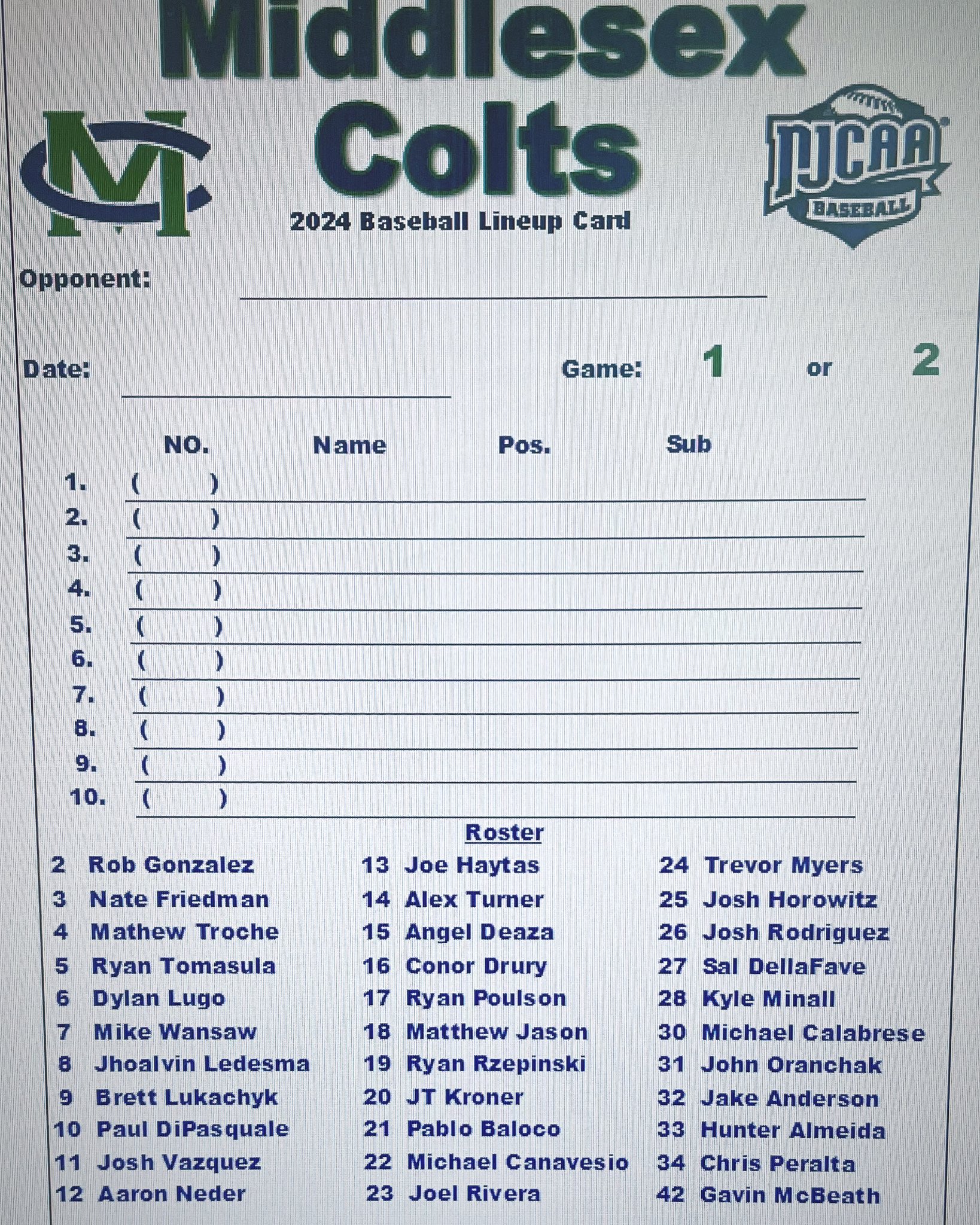 Printable Baseball Depth Chart Baseball 2025 Old Dominion Athletics