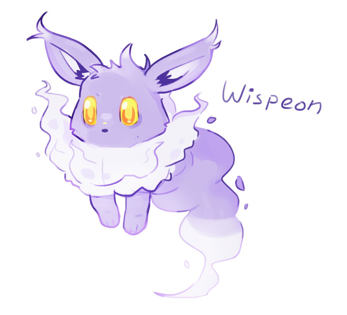 Fakemon Eeveelutions Ghost Wraitheon (Fake Ghost Eeveelution)