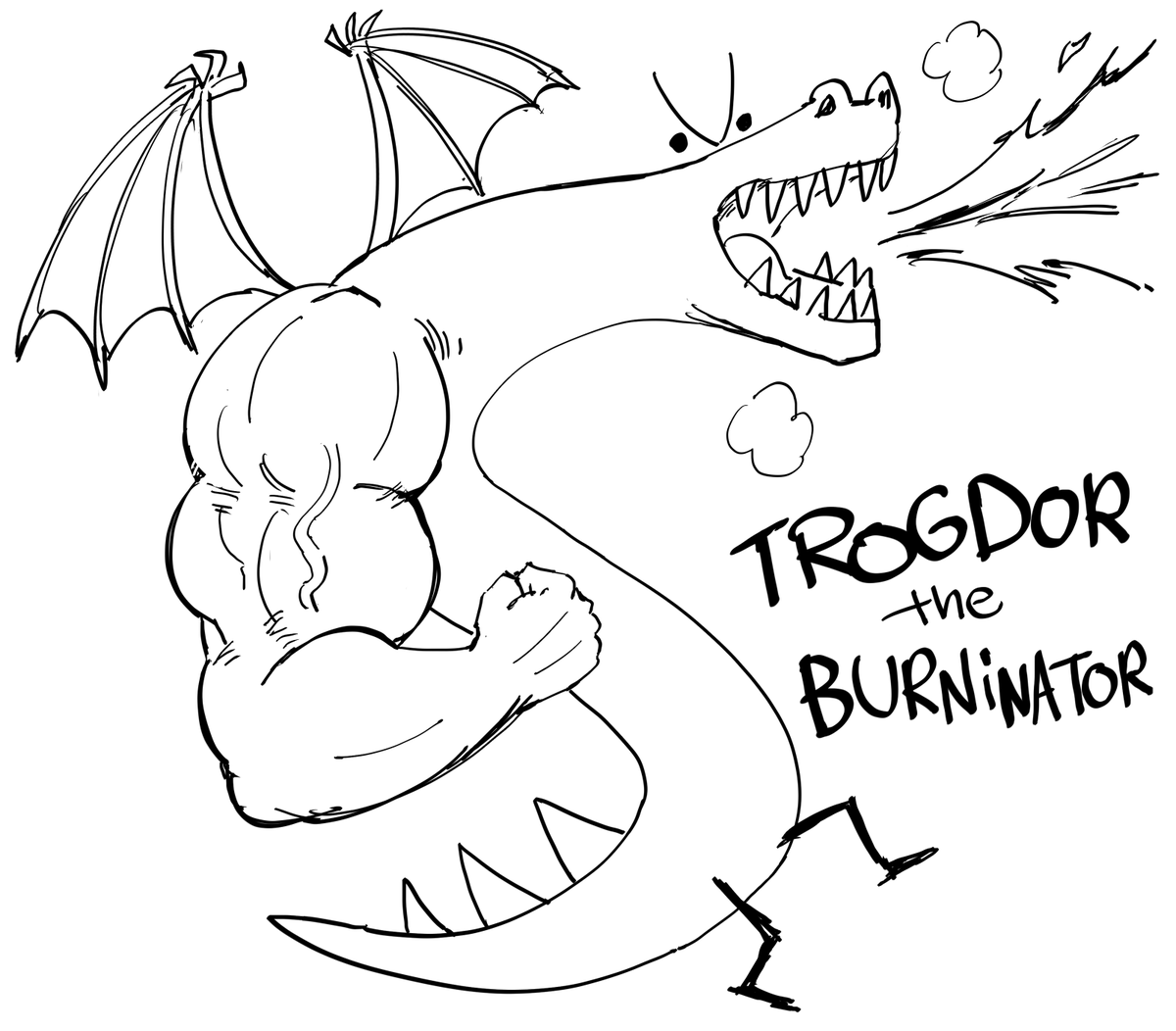「Patreon request: Trogdor the burninator 」Baalbuddy (Commissions Closed)の漫画