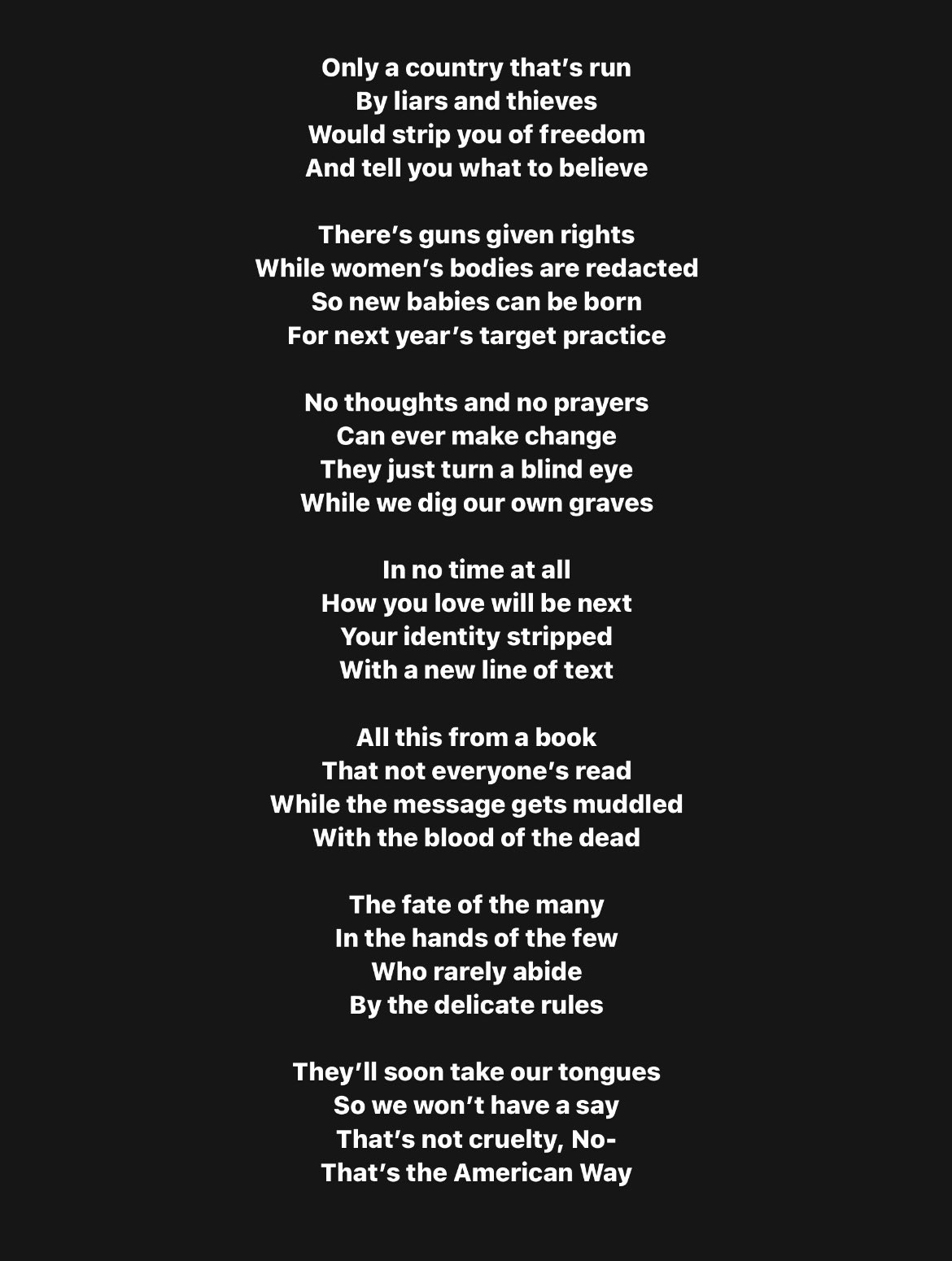 Poems About American Dream