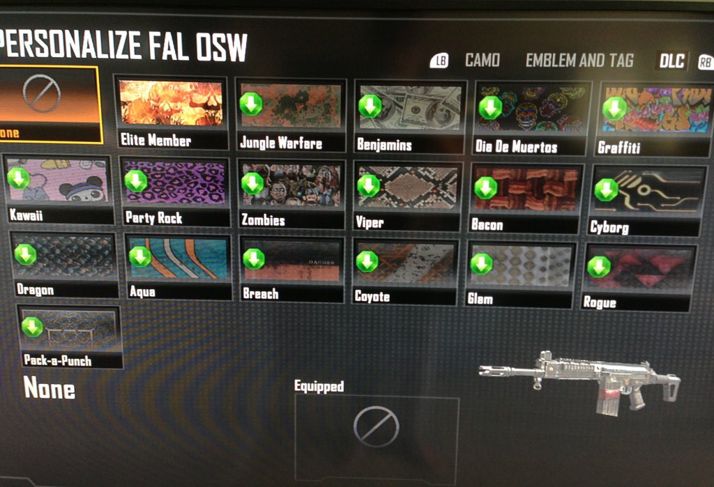 Advanced Warfare Camos Bo2