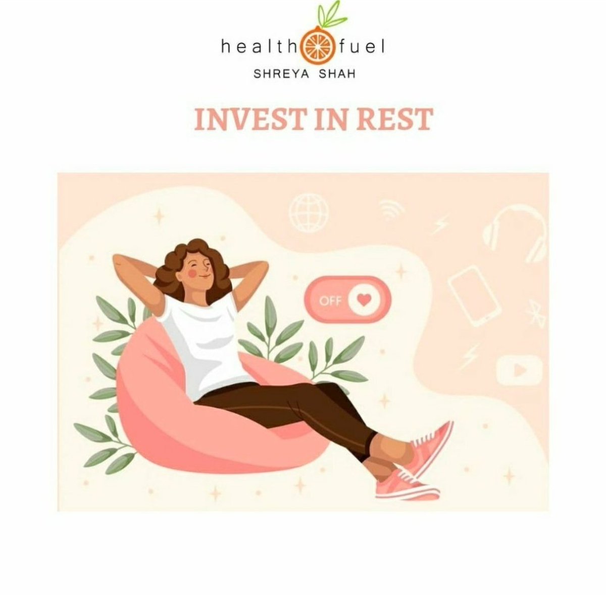 INVEST IN REST!!! It is important to relax, slow down and be at peace ...