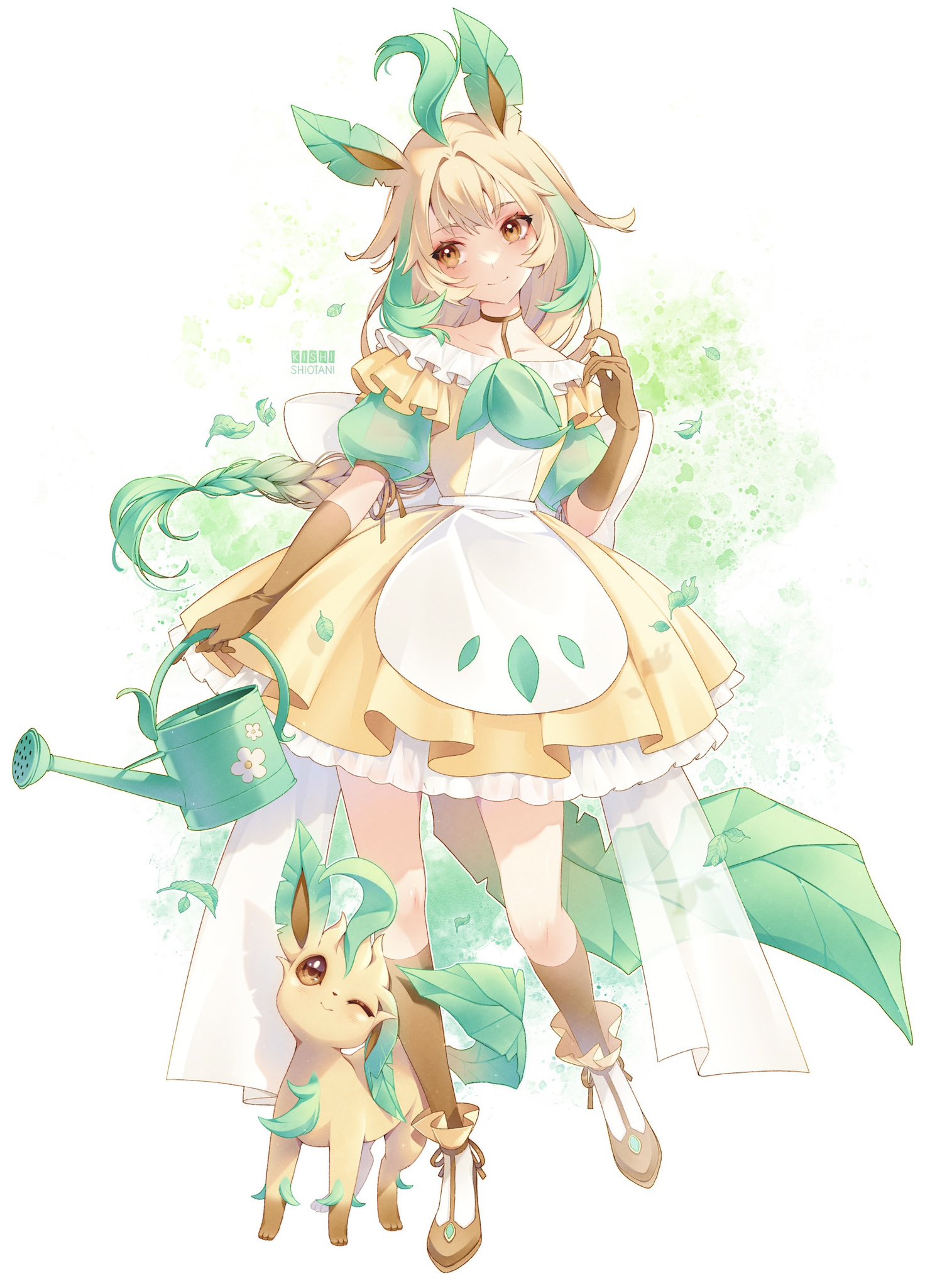 Leafeon Human Form