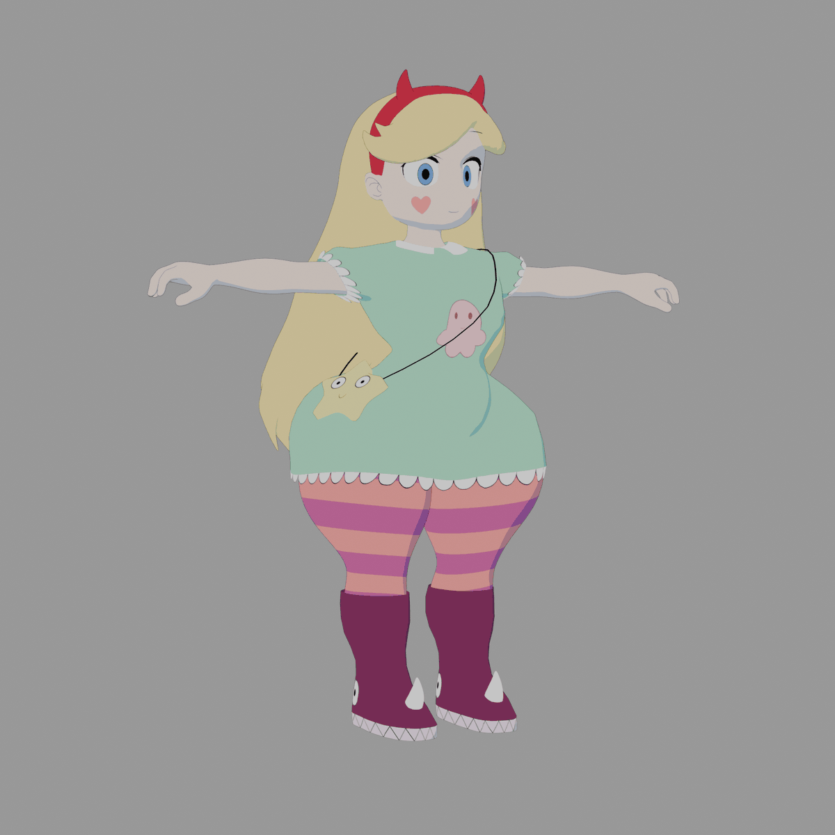 First 3D model i decided to uplaod is a base model of a Thicc ...