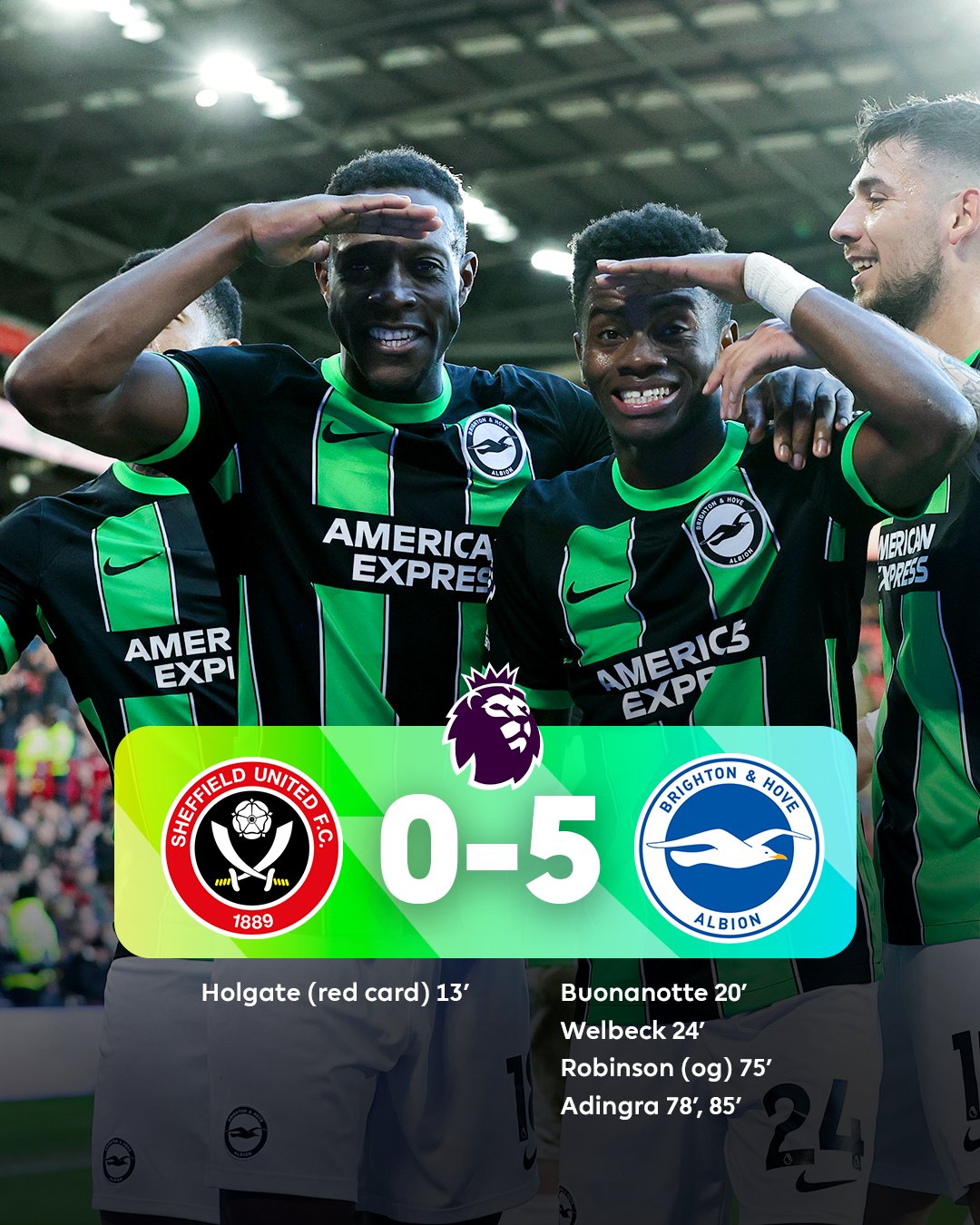 ไบรท์ตันถล่มดาบคู่10ตัวยับ5-0 - Rakball | รวบรวมไฮไลท์ฟุตบอล ไฮไลท์บอล คลิปฟุตบอล ดูบอลย้อนหลัง