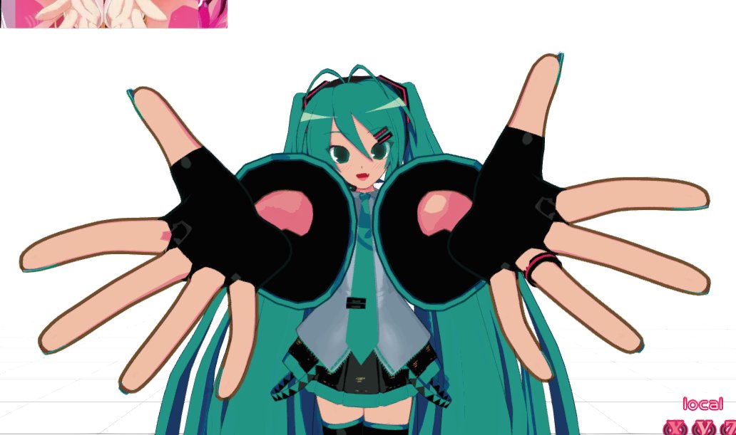 初音ミク 「hands lol 」|kioのイラスト