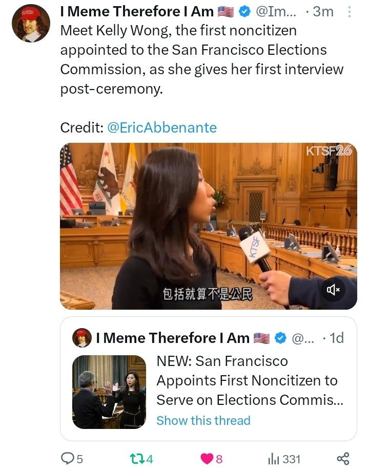 Kelly Wong is the first noncitizen to be appointed to San Fransisco's ...