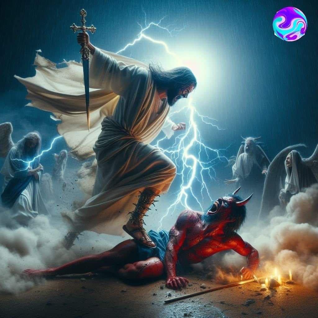 God And The Devil Fighting