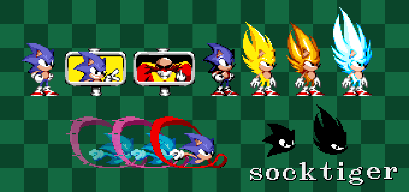 Sonic 1 Sprite Sheet FreshWoomy On X: "heres A Wip Sonic 1 KO Sprite