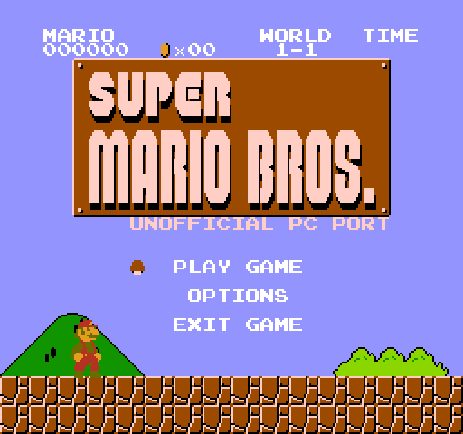 I made some mockups of a potential SMB pc port of sorts. maybe in the ...