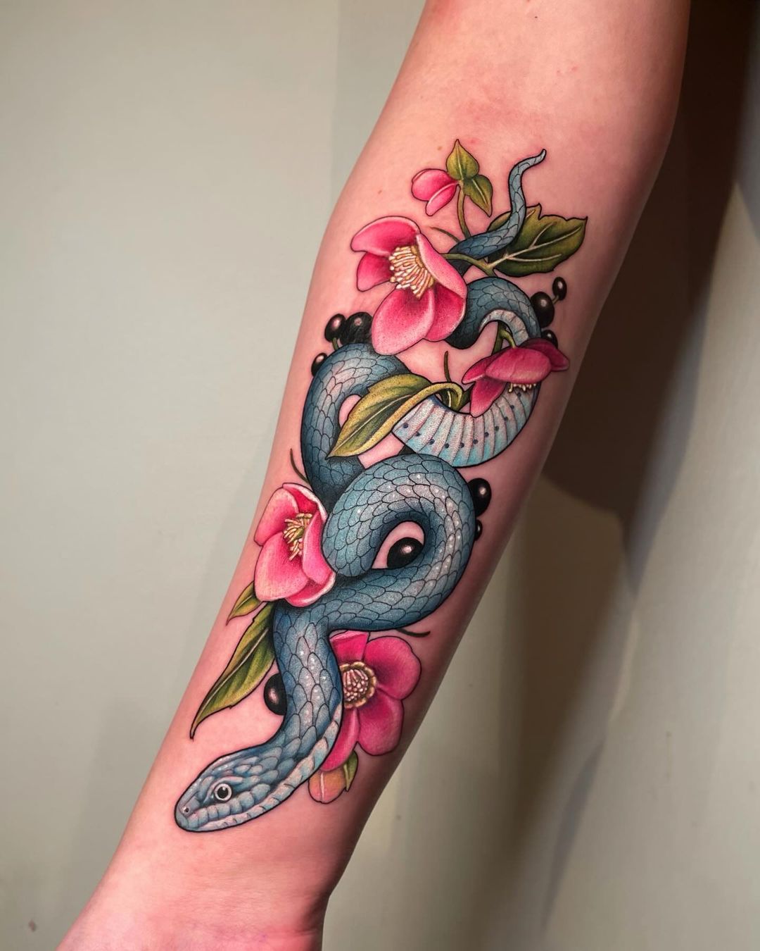 Neo Traditional Cobra Tattoo Neo Trad Snake || Book Ink