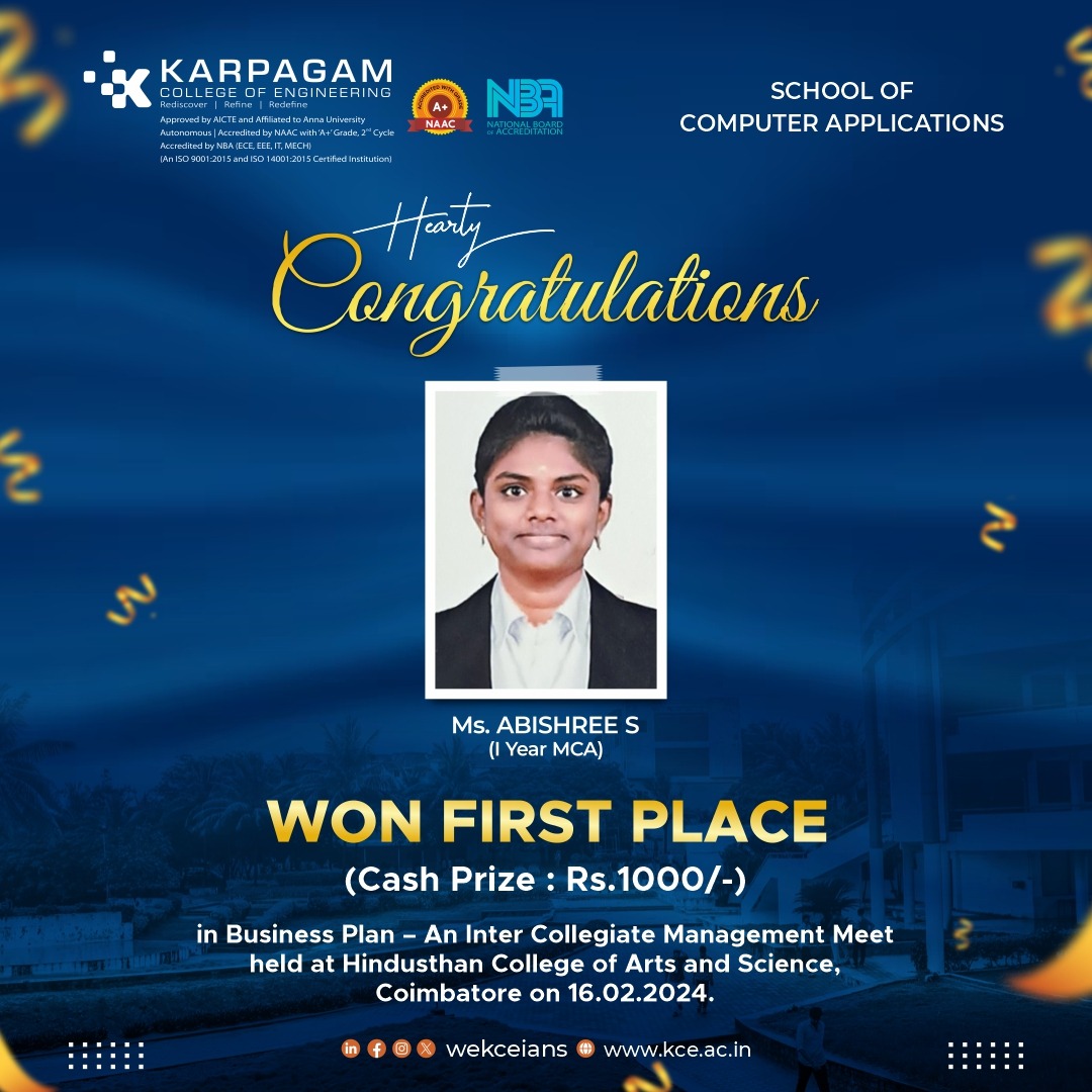 Karpagam College Of Engineering Logo