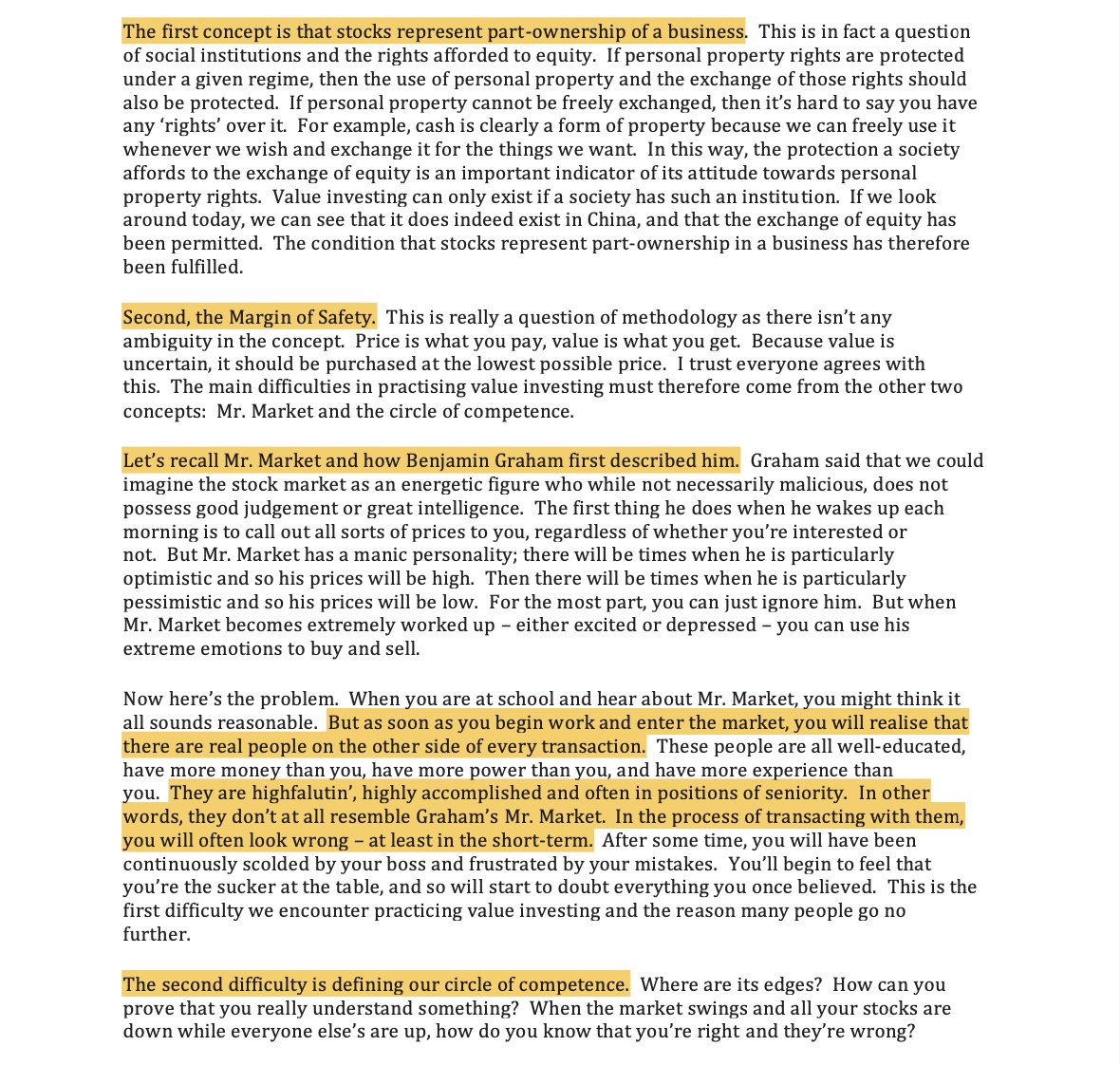 In 2019, Li Lu of Himalaya Capital gave a presentation to a group of ...