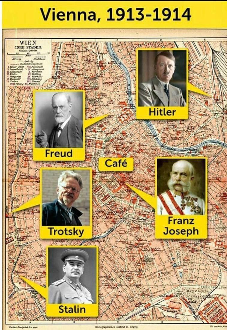 Thread By @theepicmap - 1913: When Hitler, Trotsky, Tito,...
