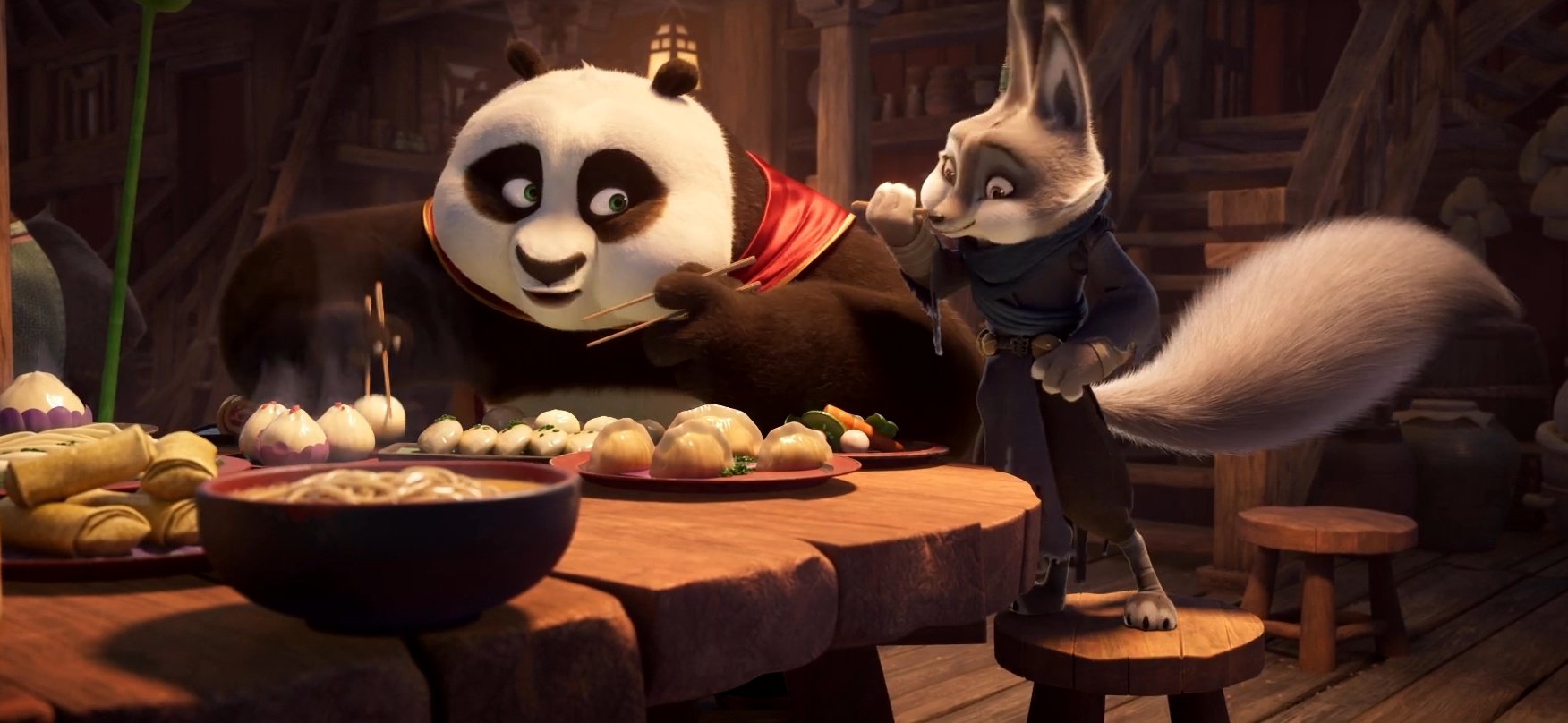Kung Fu Panda Po Eating