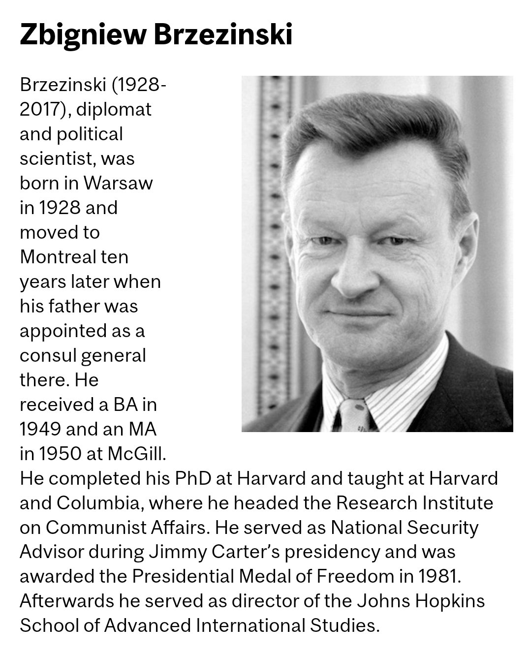 Zbigniew Brzezinski Quotes