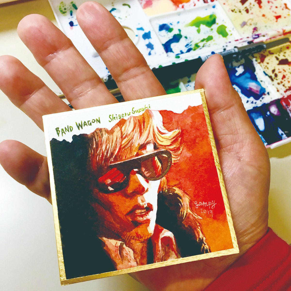 「はっぴいえんどの四人 」|ganpukuのイラスト