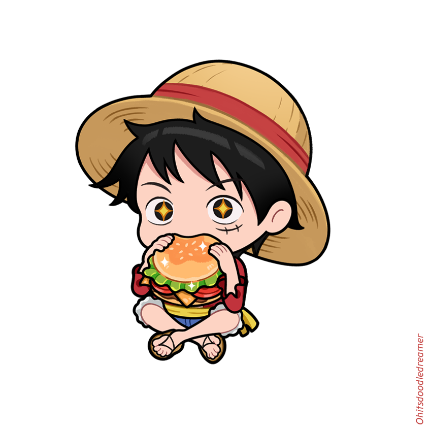 One Piece Chibi Luffy.