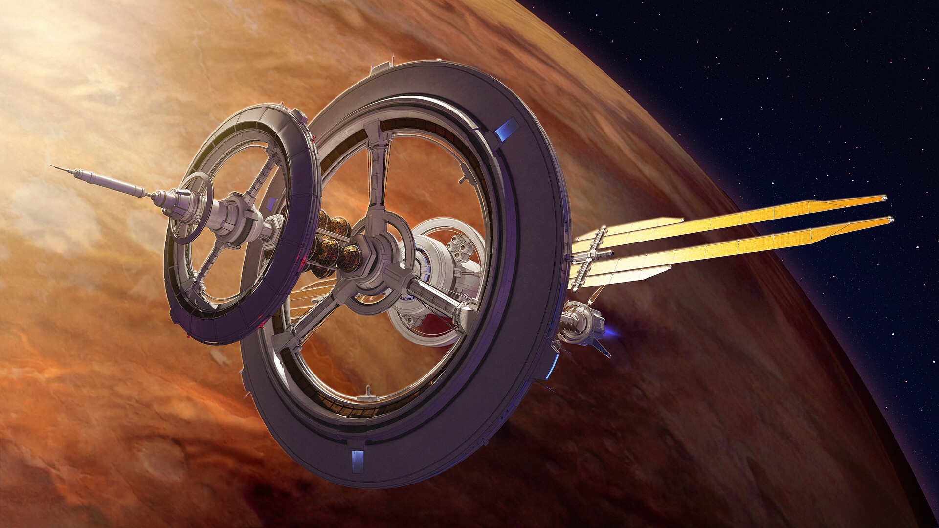 Giant Space Station Ring