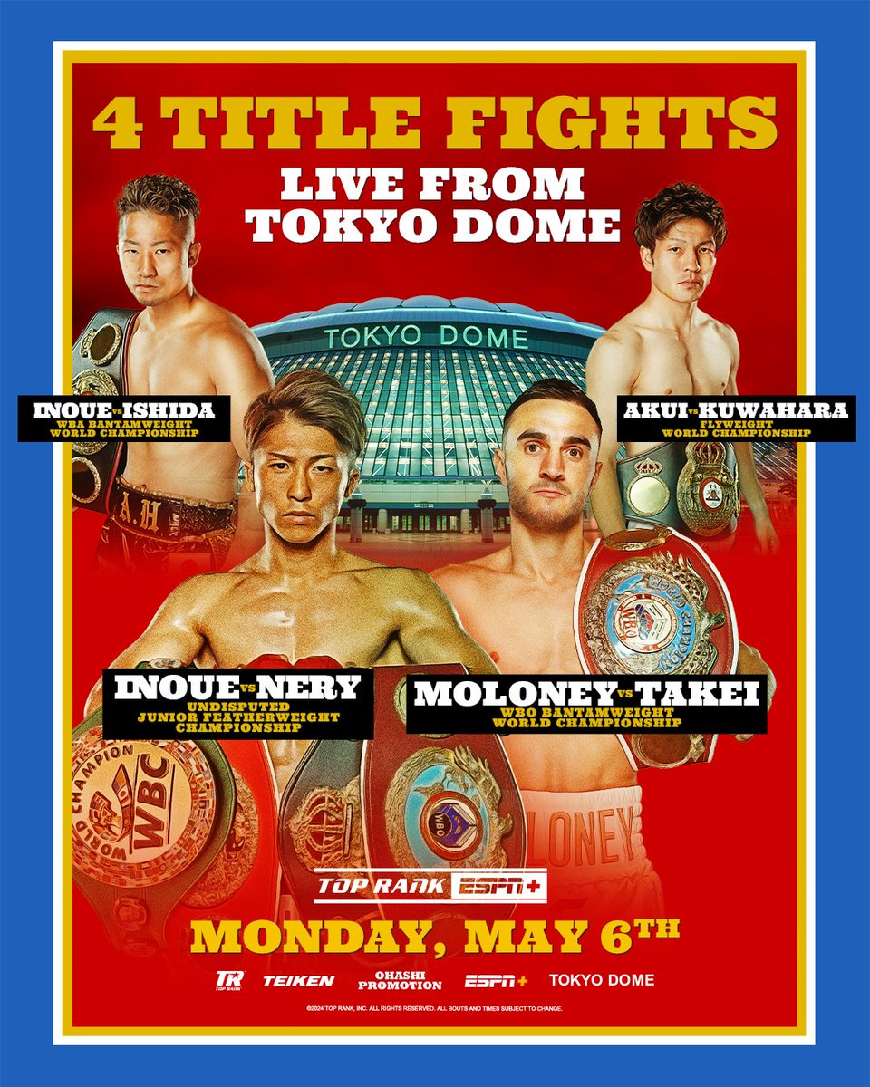 Naoya Inoue vs. Luis Nery | ESPN+ - May 6, 2024 - Page 2 - BoxRec