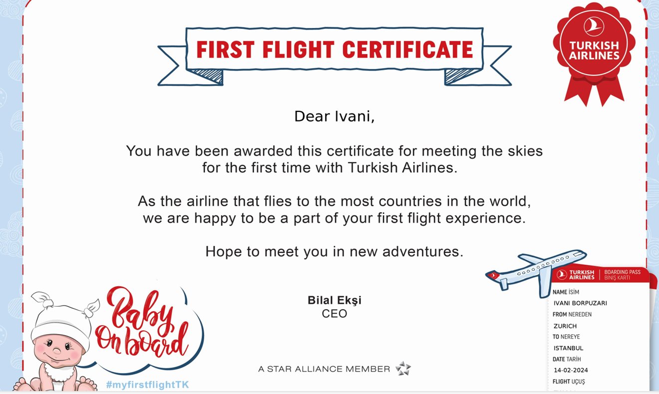 First Flight Certificate Template Universe Kit (Logbook + Case)