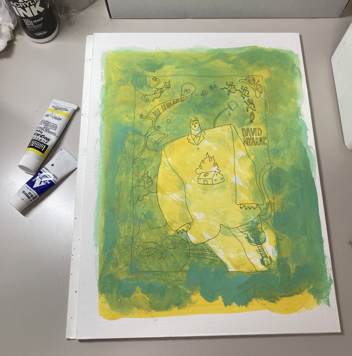 「でけたー」ganpukuの漫画