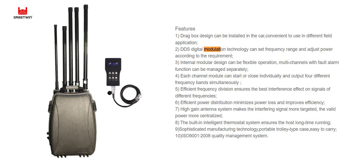 Russian soldier with the latest Backpack Anti Drone Jammer... https://t ...