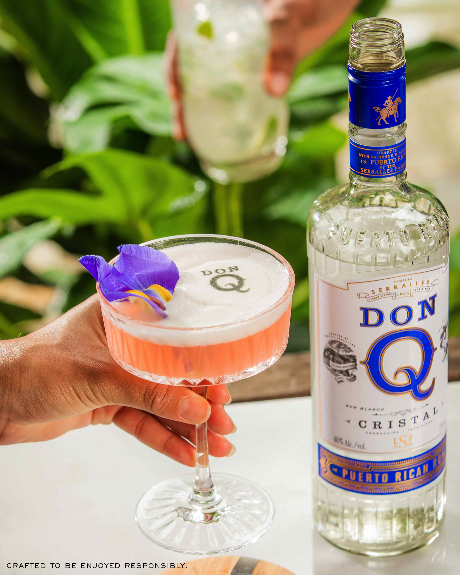 Don Q Cristal Logo Don Q Cristal Rum 1.75L Global Wine & Spirits