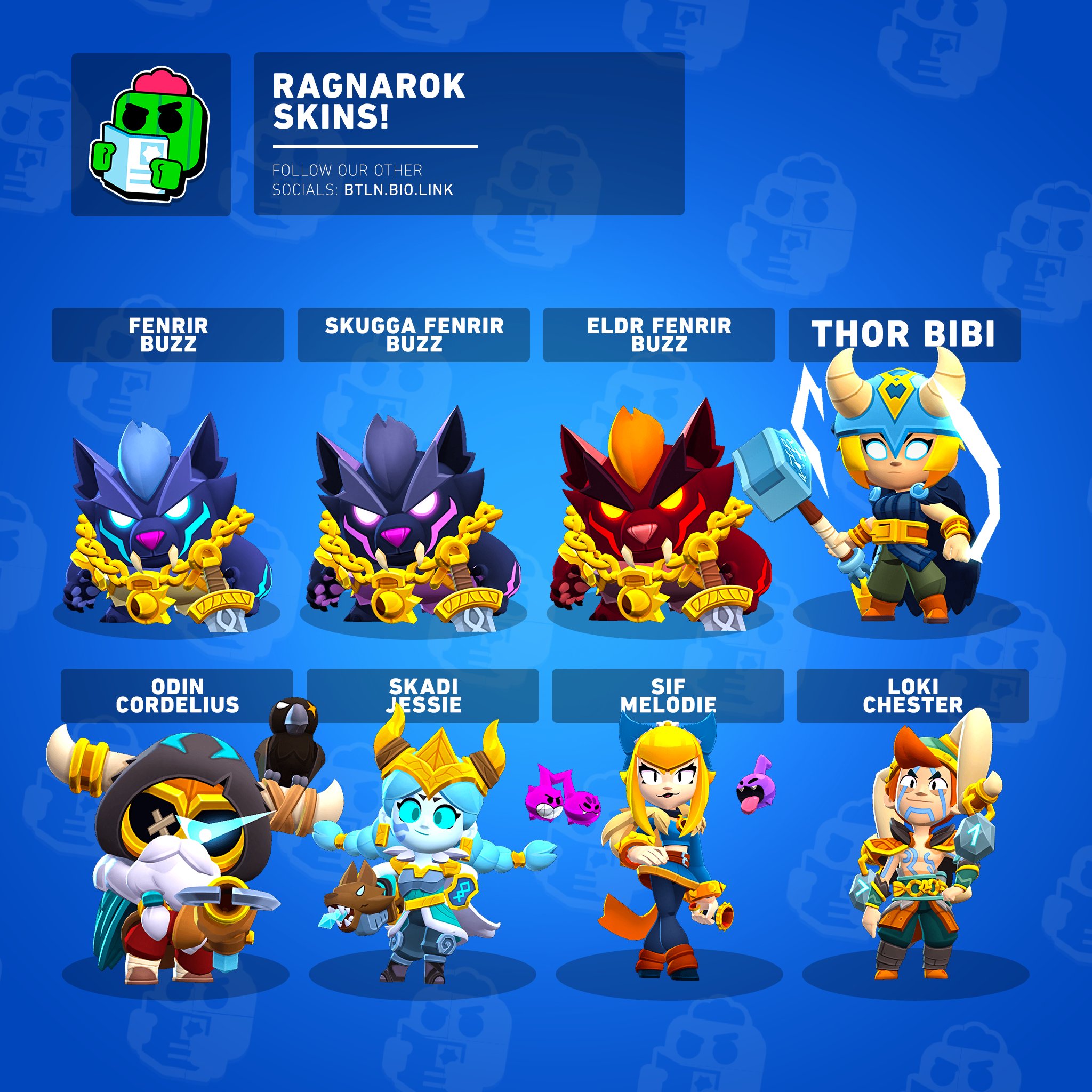 GET RAGNAROK SKINS IN BRAWL STARS🦏 Revolucione sua vida com o ...
