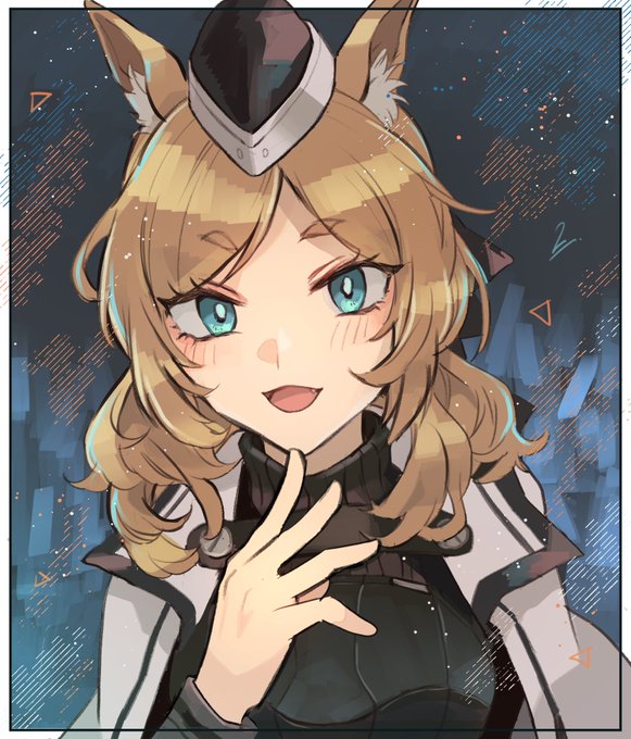 「whislash (arknights) blue eyes」Fan Art(Popular)