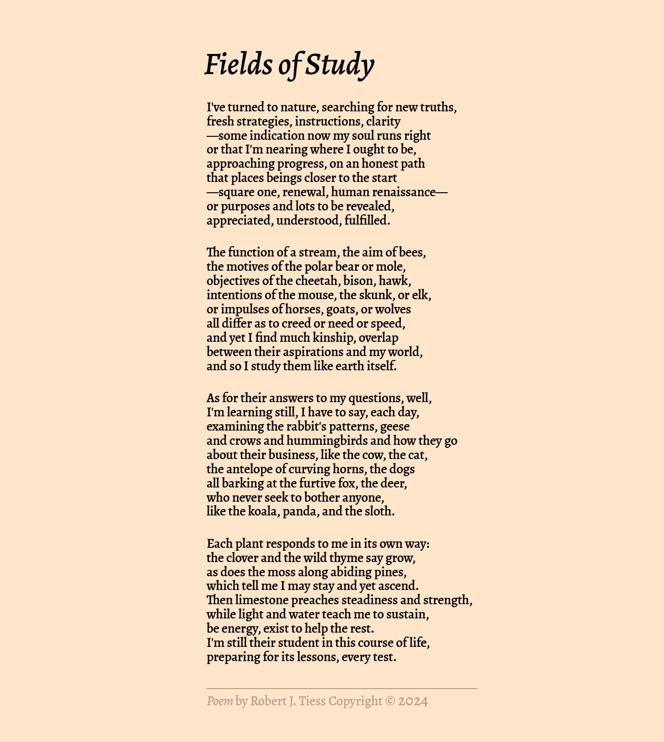 Poems About Life Lessons Learned