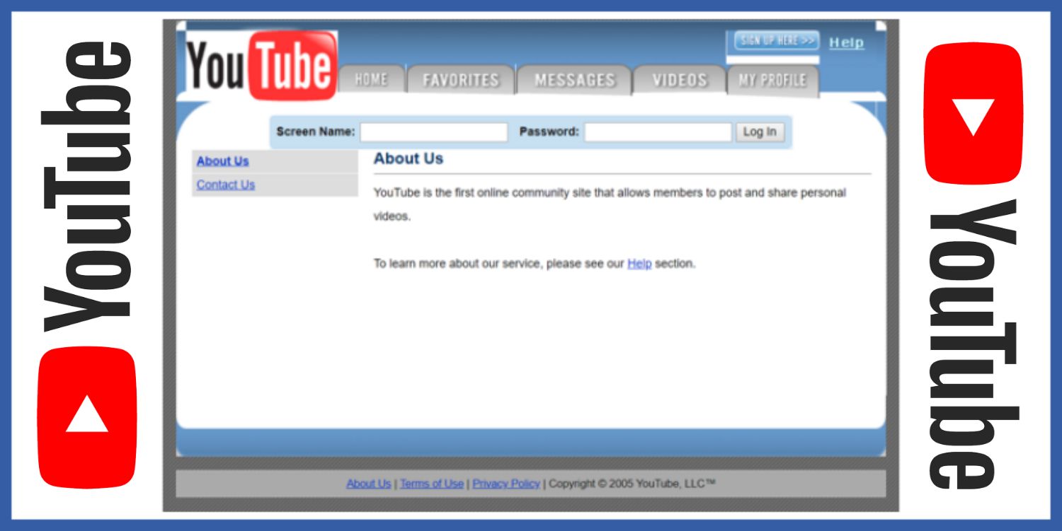 Youtube First Looked In 2005