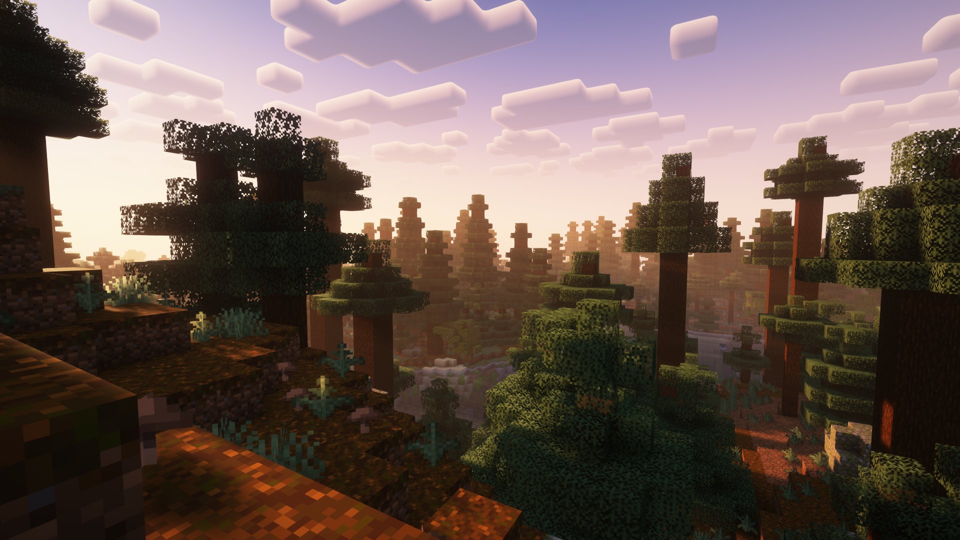 Minecraft Taiga Wallpaper By
