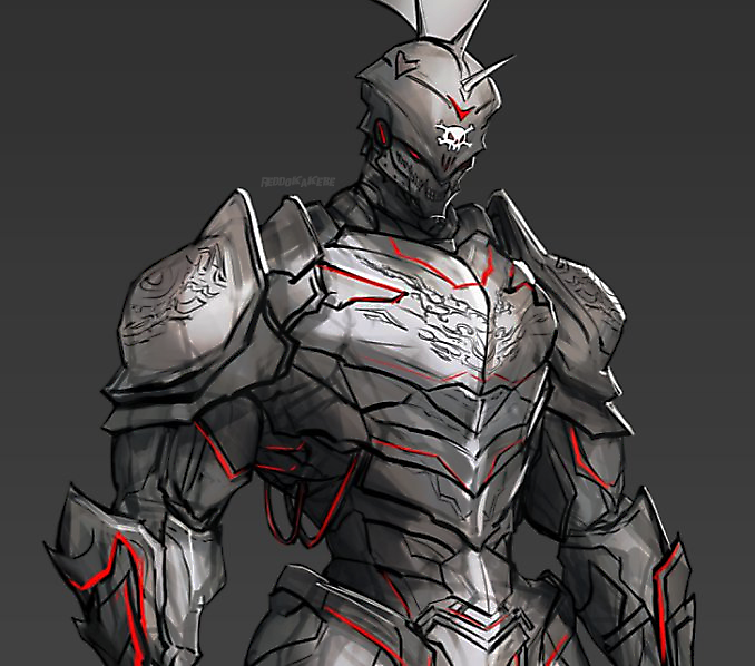 「trying some OC Knight-Au Armor 」|Red-도깨비のイラスト