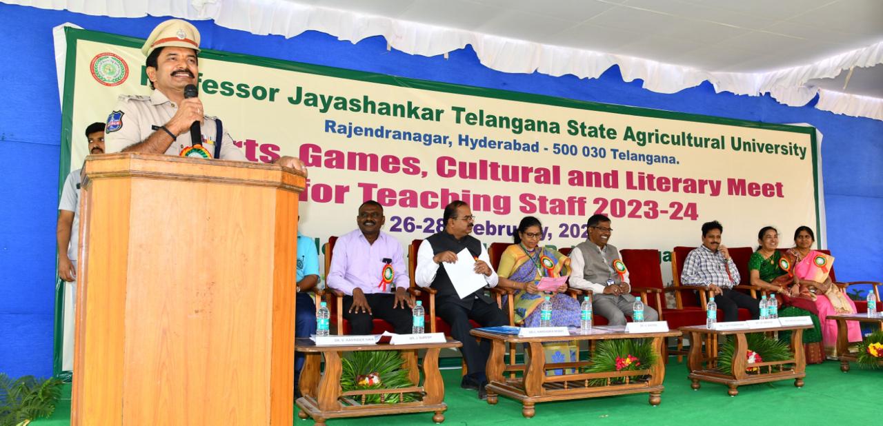 Professor Jayashankar Agricultural University Logo