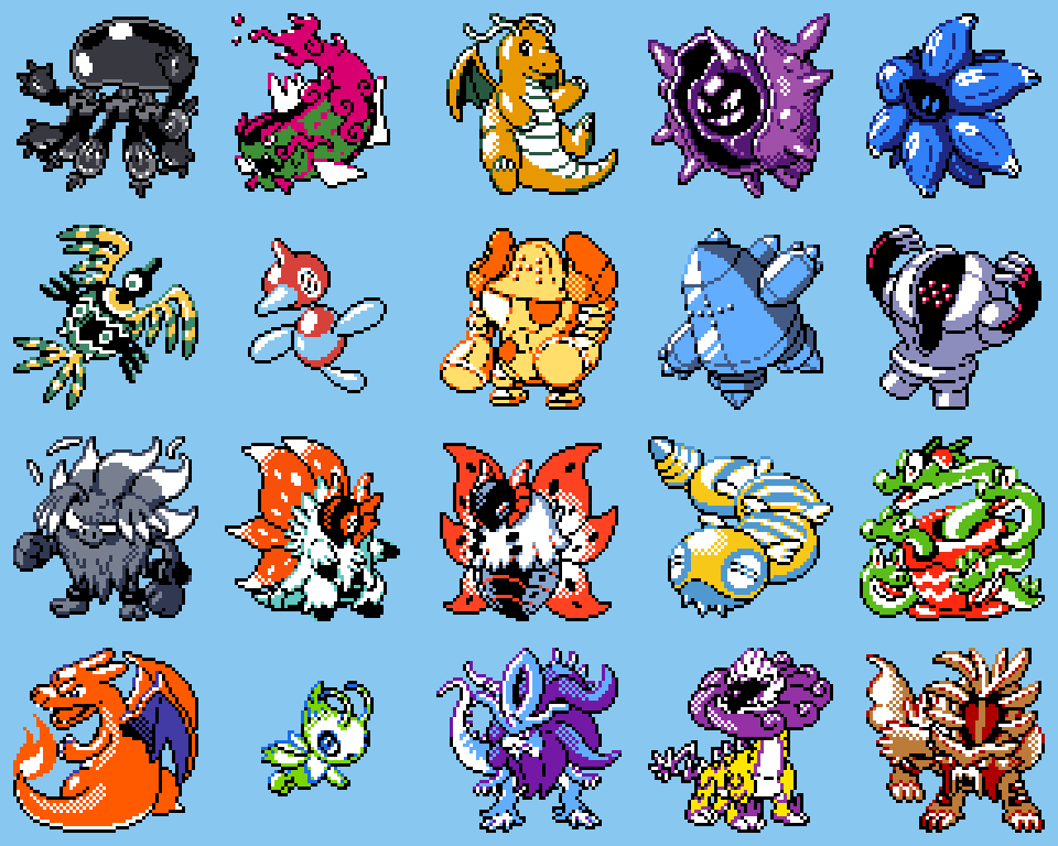 Pokemon Sprites Generation 16 By Vadi25 On Deviantart