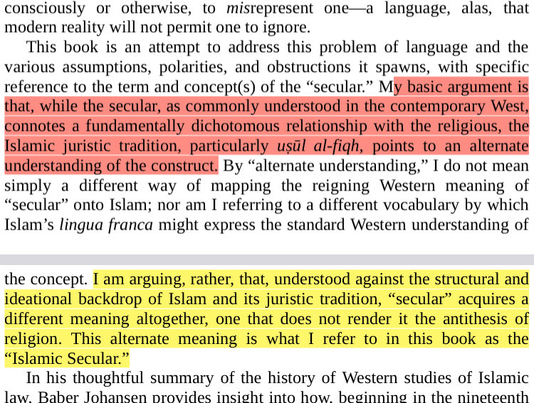 I’ve been asking about this book for 2 years now. The Islamic Secular - Dr. Sherman Jackson ...