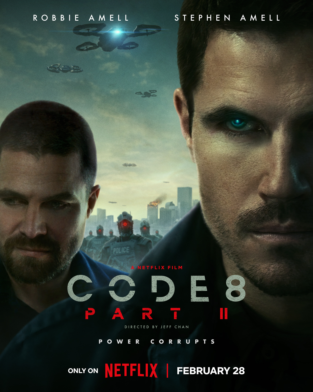 Robbie Amell E Stephen Amell CODE 8 PART II: Stephen And Robbie