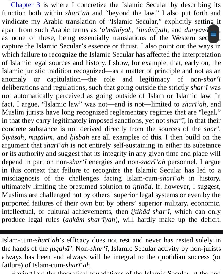 I’ve been asking about this book for 2 years now. The Islamic Secular - Dr. Sherman Jackson ...